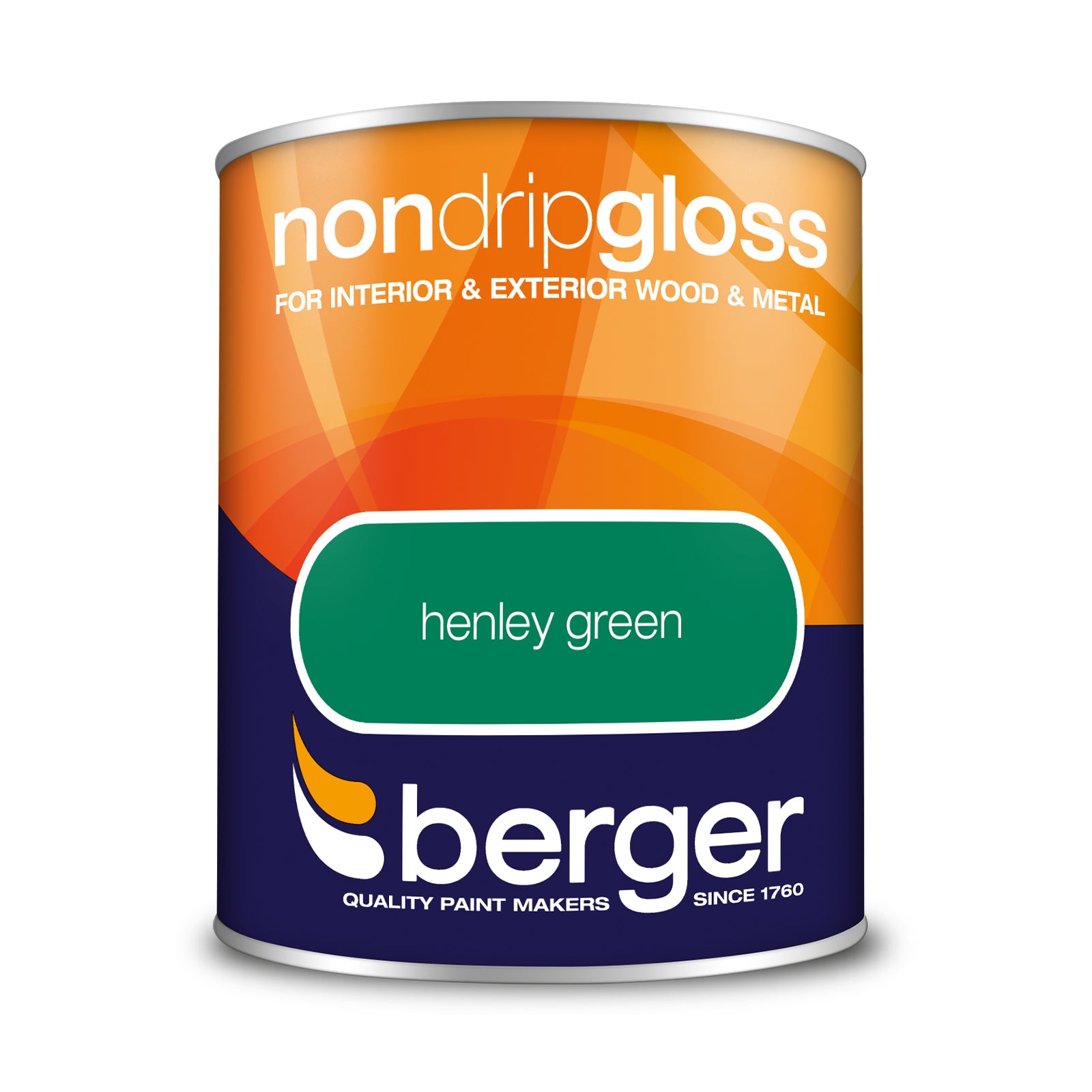 Berger Non Drip Gloss Henley Green 750ml